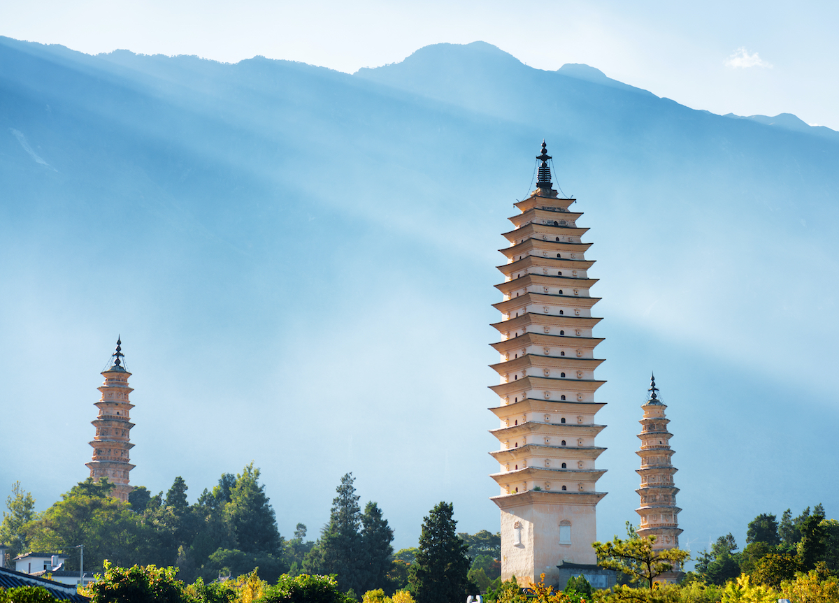The,Three,Pagodas,Of,Chongsheng,Temple,Near,Dali,Old,Town, | CoinDesk ...